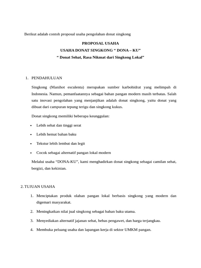 Contoh Proposal | PDF