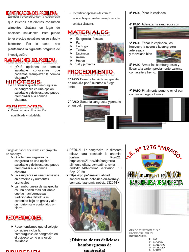 Triptico Mariano 2025 | PDF | Hamburguesas | Cocina