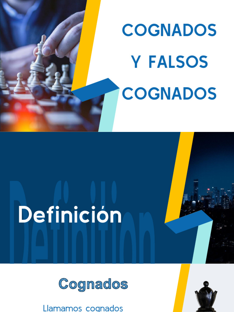 01 Cognados y Falsos Cognados | PDF | Comunicación humana | Lingüística