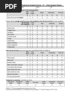 Total Nasal Symptom Score Questionnaire | PDF | Clinical Medicine ...
