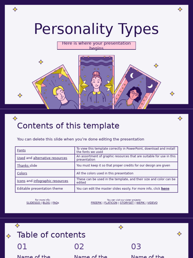 Personality Types by Slidesgo | PDF | Planets | Mercury (Planet)