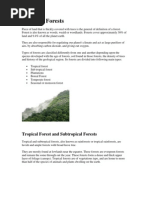 Forest Ecosystem Pdf Forests Trees
