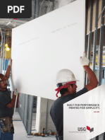 USG Fiberock Aqua-Tough Panel Overview | PDF | Drywall | Plaster