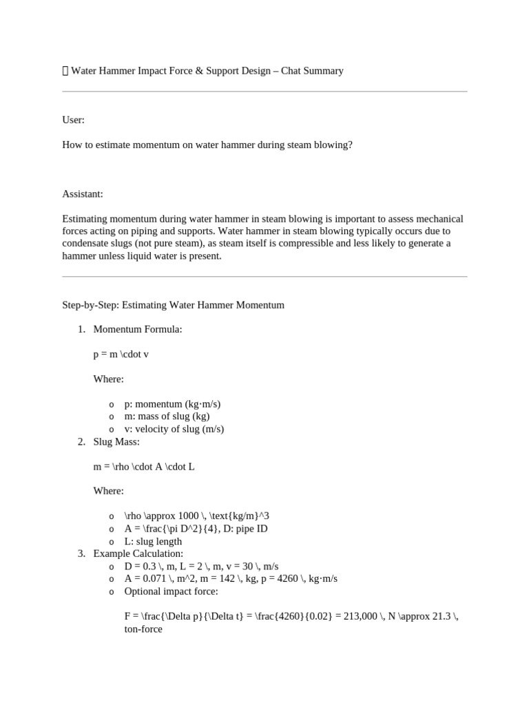 Anchor Calculation Procedure | PDF