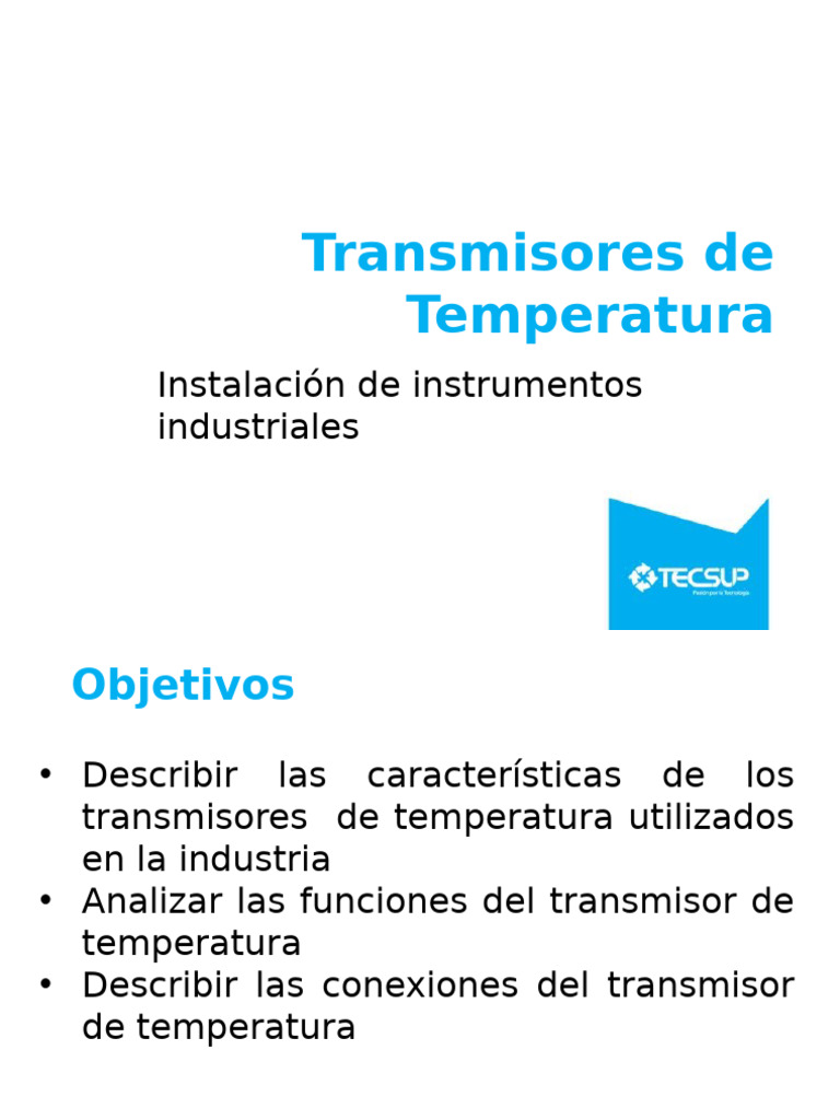 Transmisores de Temperatura | PDF | Par termoeléctrico | Sensor