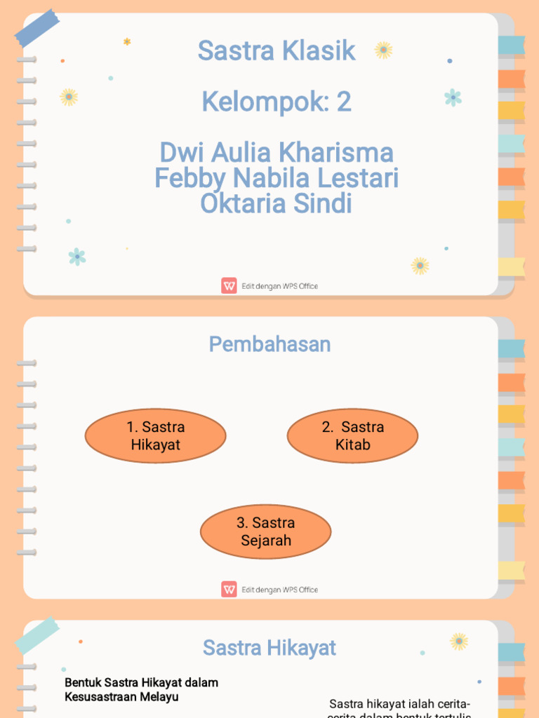 Sastra Klasik Melayu: Hikayat dan Kitab | PDF