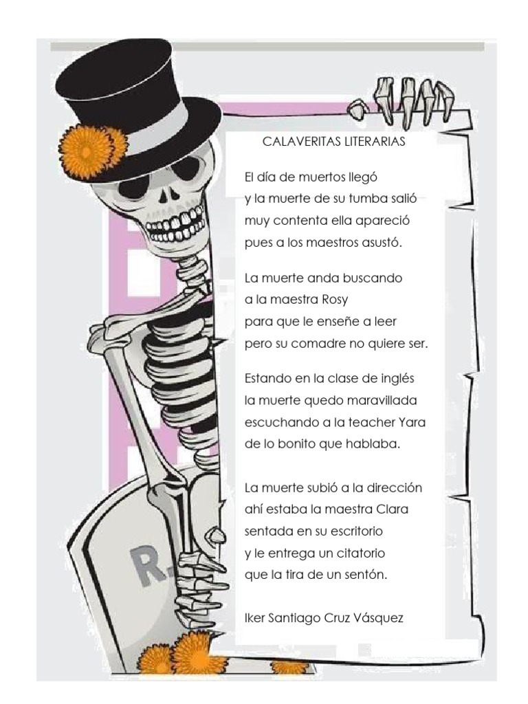 Calaveritas Literarias | PDF