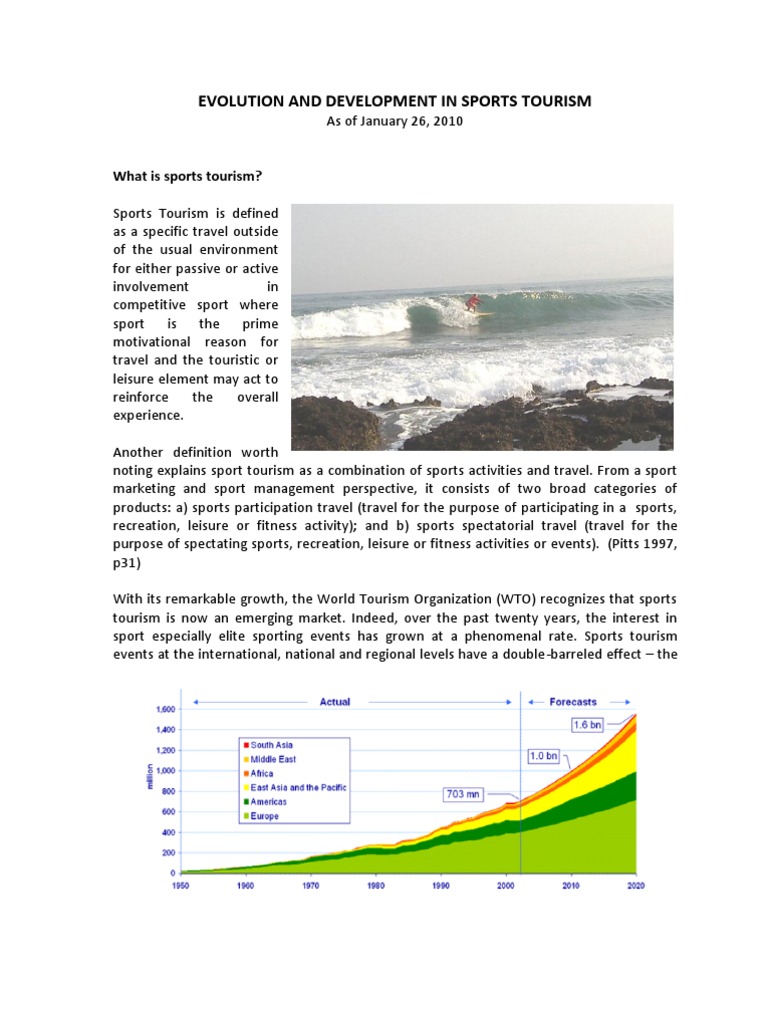 Sports Tourism Evolution and Development As of Jan 26 2010 | PDF ...