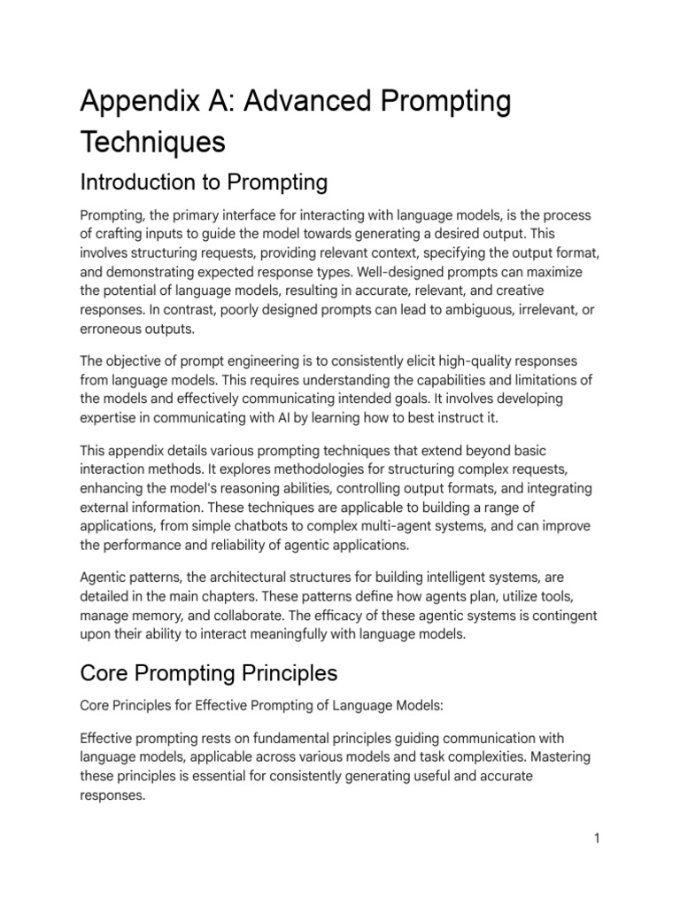 Advanced Prompting Techniques Guide | PDF | Artificial Intelligence ...
