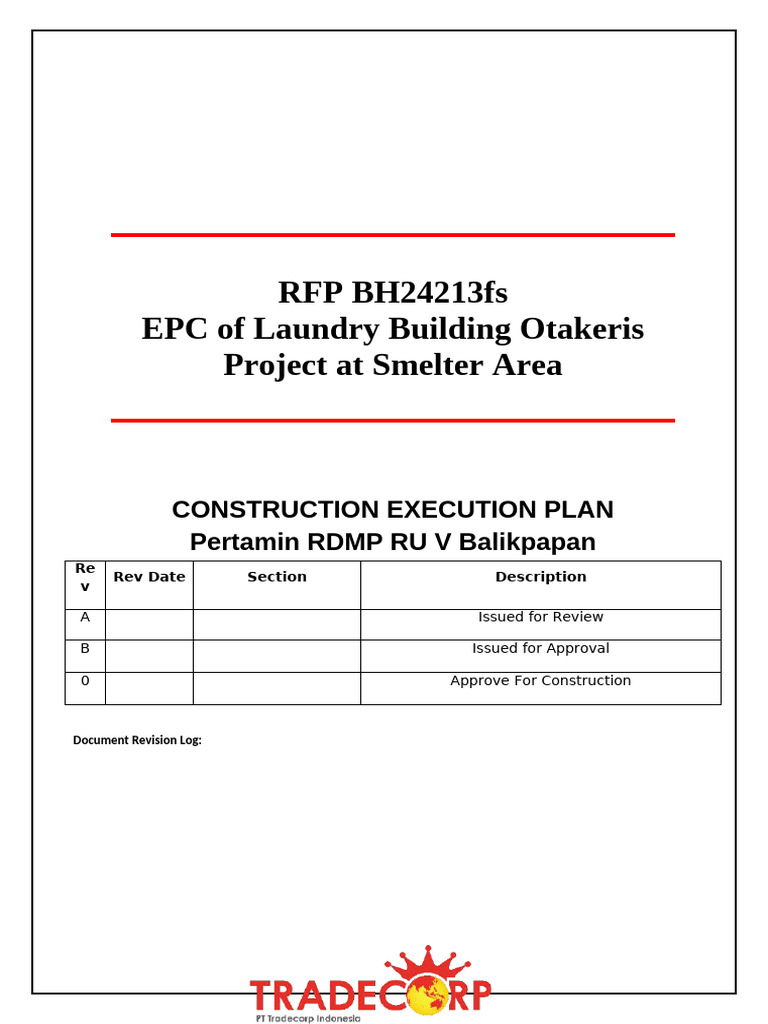 Laundry Building EPC Execution Plan | PDF | Quality Assurance | Safety