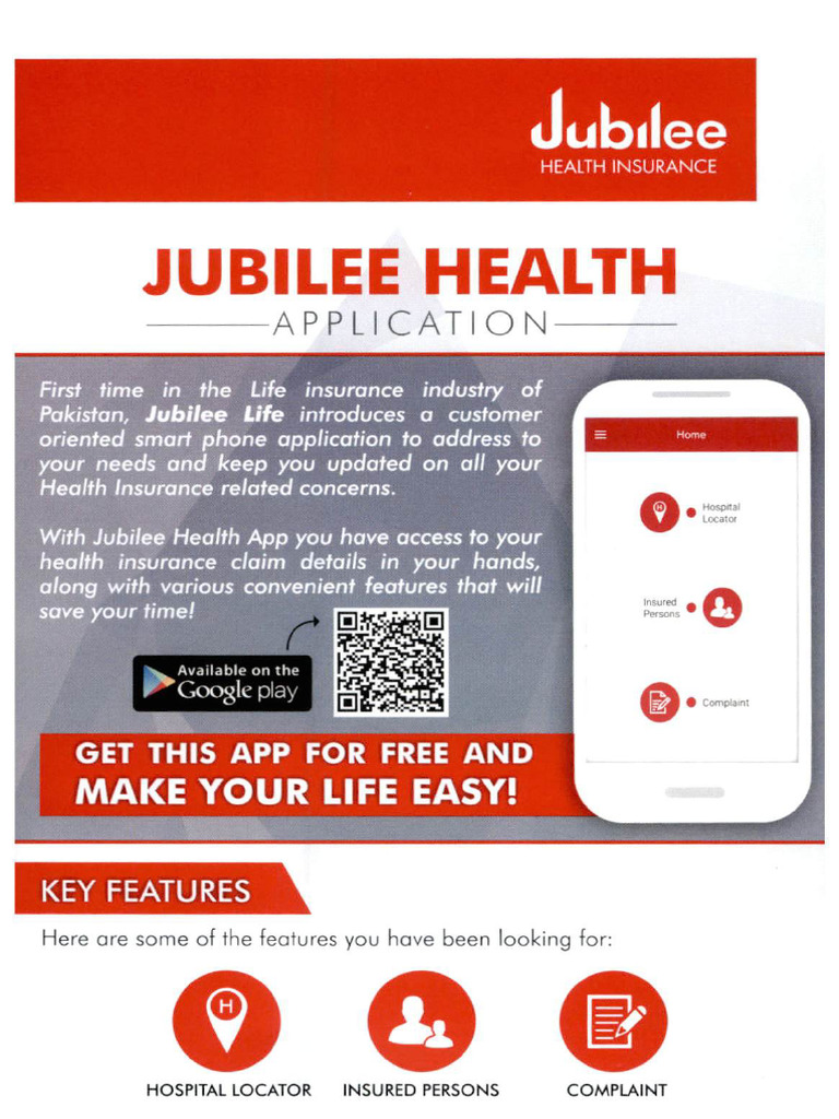 Jubilee Health App | PDF