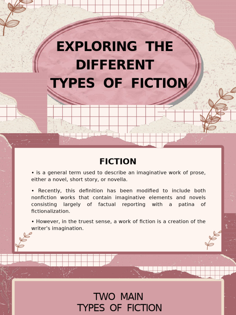 Different Types of Fiction | PDF