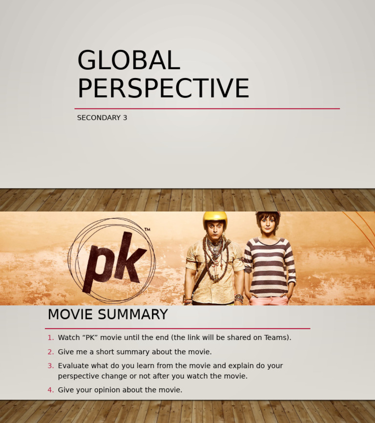 Global Perspective Sec. 3 | PDF