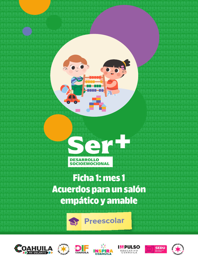 Acuerdos para un Aula Empática en Preescolar | PDF | Educación de la ...