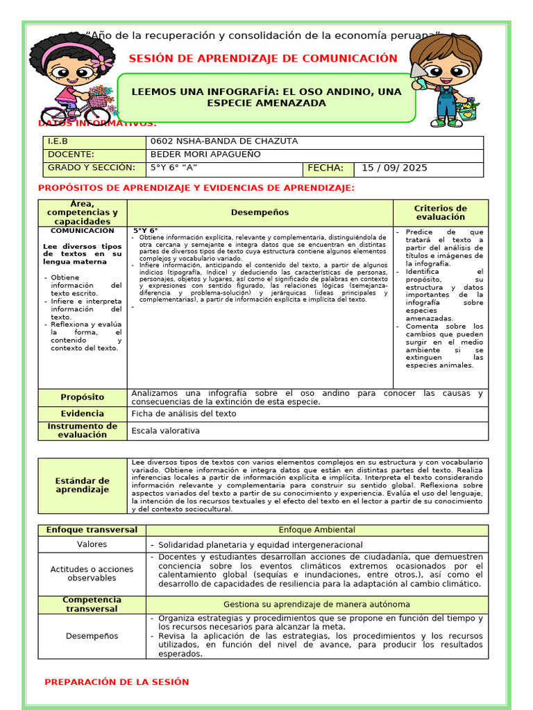 Ses-Lun-Com-Leemos Una Infografía - Beder | PDF | Infografia | Aprendizaje