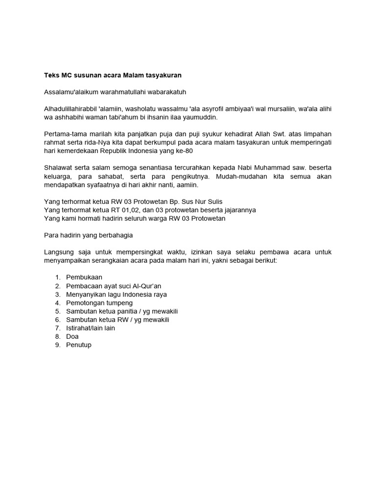 Teks MC 17 An PDF | PDF