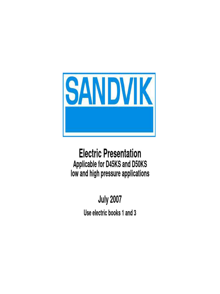 Electric Safety and Tools for D45KS/D50KS | PDF | Electricity