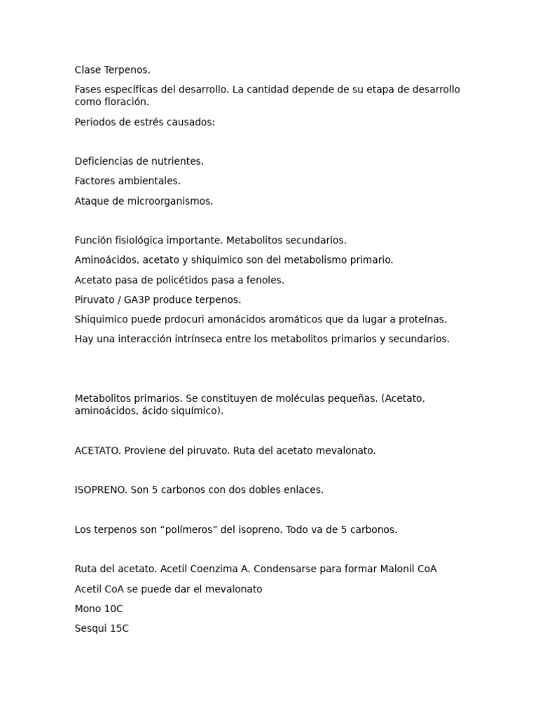 Clase Terpenos Pdf