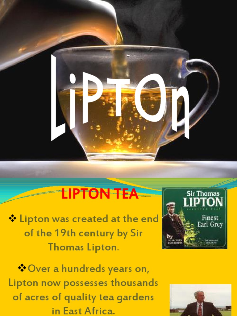 Lipton | PDF | Tea | Brand