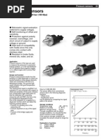 Bosch Pressure Sensor Datasheet | PDF | Sensor | Electrical Engineering