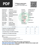 Checkpost Tax e-Receipt v4.4.0 | PDF | Vehicles | Transport