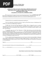 California Personnel Record Form LIC 501 | PDF | Driver's License ...
