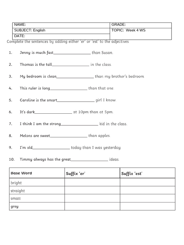 Ws 4 Grade 9 English | PDF