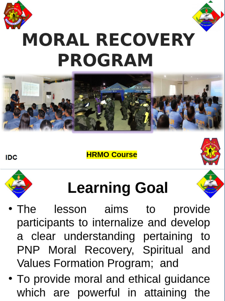 PNP Moral Recovery Program Overview | PDF | Justice | Crime & Violence