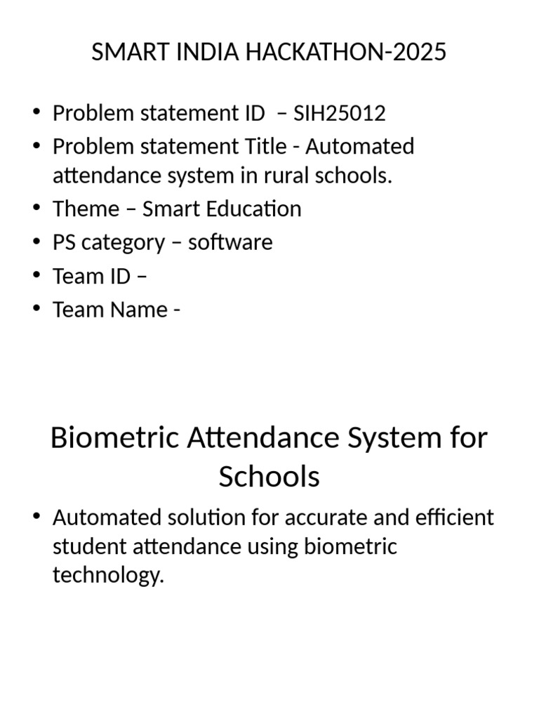 Smart India Hackathon Pdf 0947