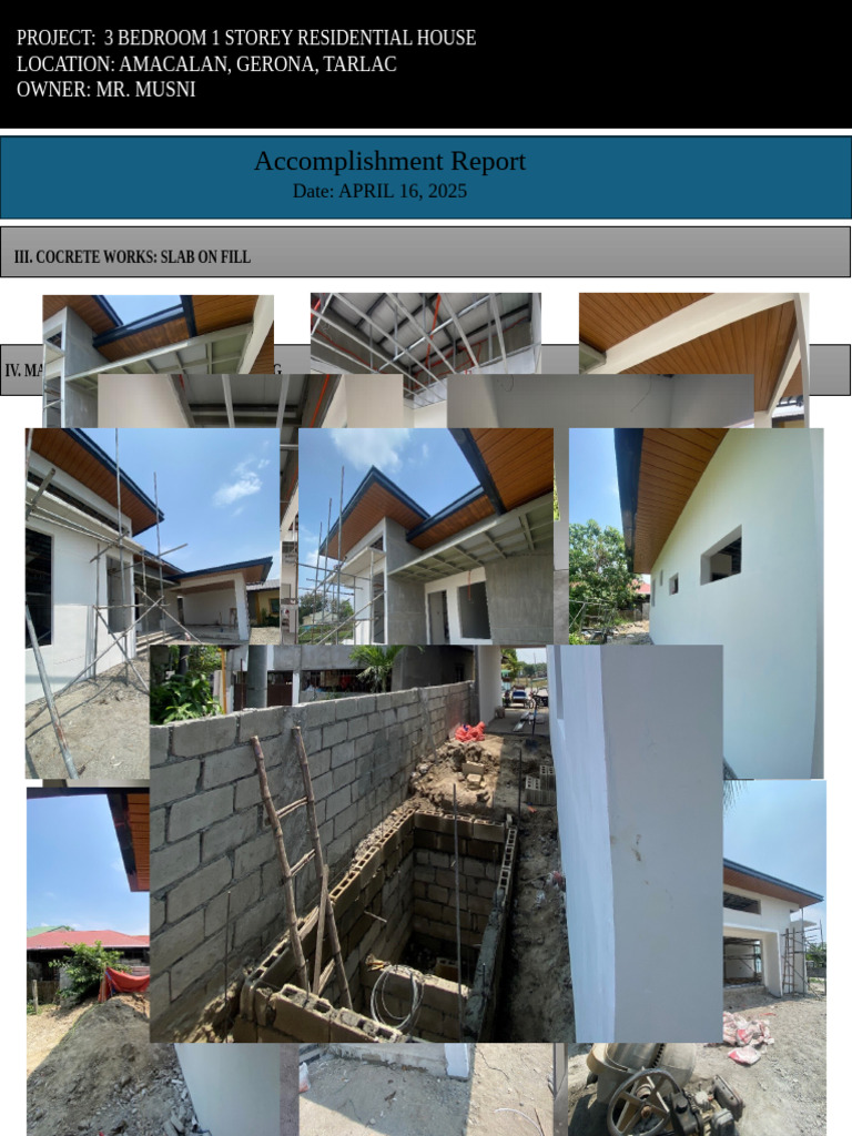Accomplishment Report Amacalan | PDF