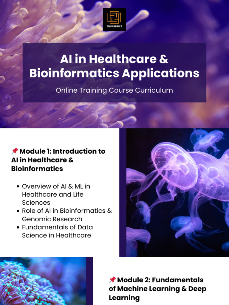 AI in Healthcare & Bioinformatics Applications | PDF
