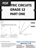 Grade 12 Electric Circuits Notes Summarized | PDF | Electrical ...