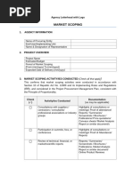 NGPA - Market Scoping Form | PDF
