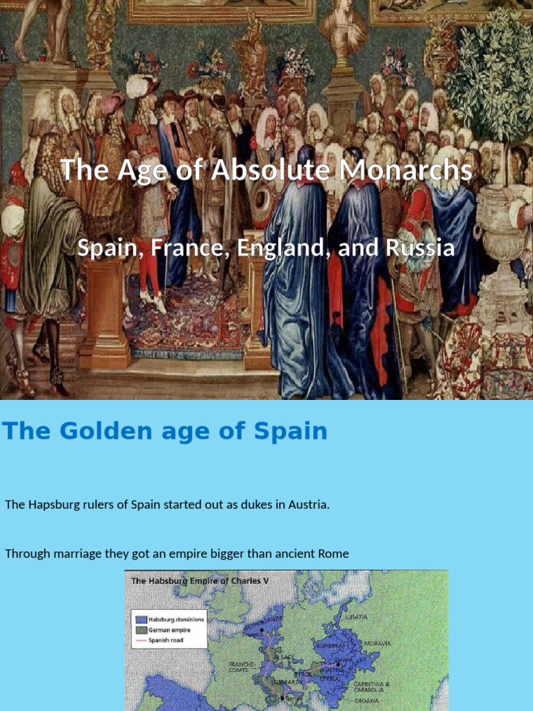 The Age of Absolute Monarchs | PDF | Holy Roman Empire | Kingdom Of Prussia
