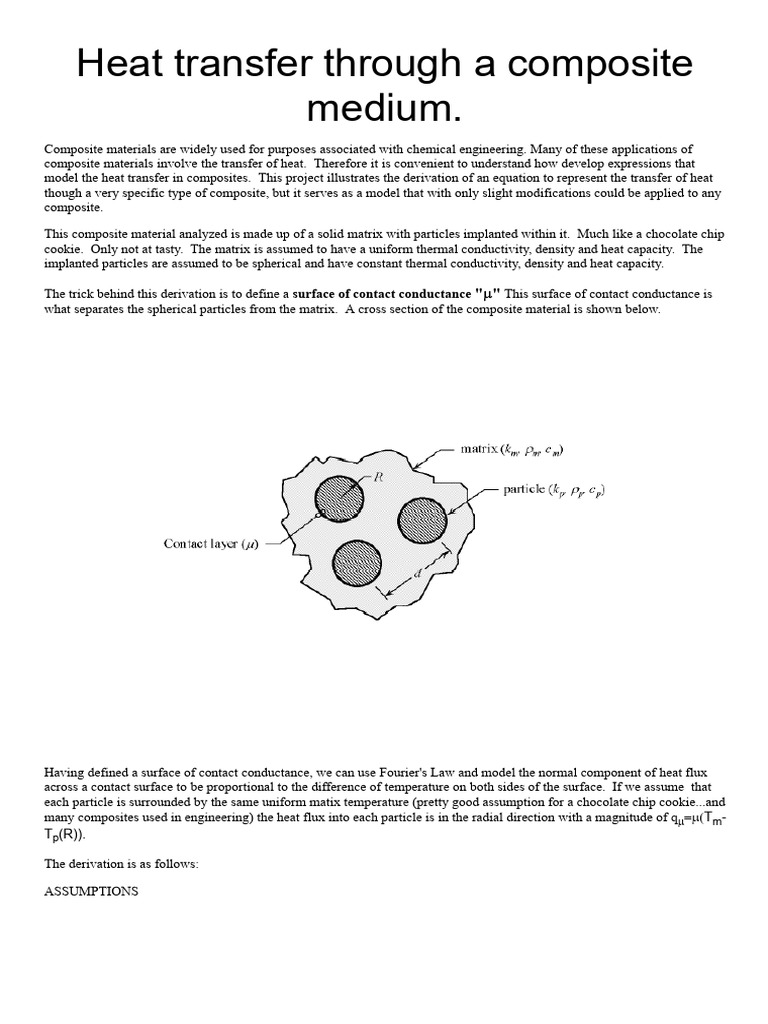 Heat Transfer in Composite Materials | PDF | Heat | Heat Transfer