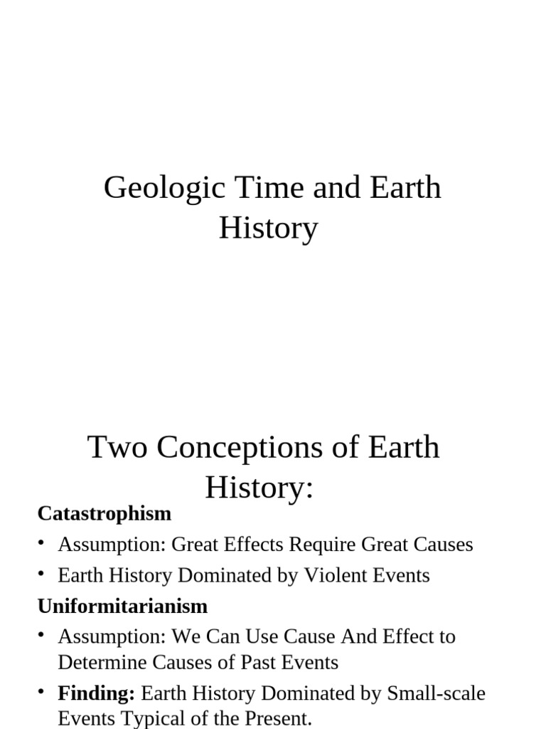 Geologic Time and Earth History | PDF | Earth | Nature