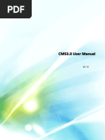 User Manual - CMS3 Software PDF | PDF | Ip Address | Button (Computing)