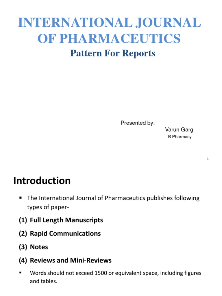 IJP Format | Digital Object Identifier | Protein Data Bank