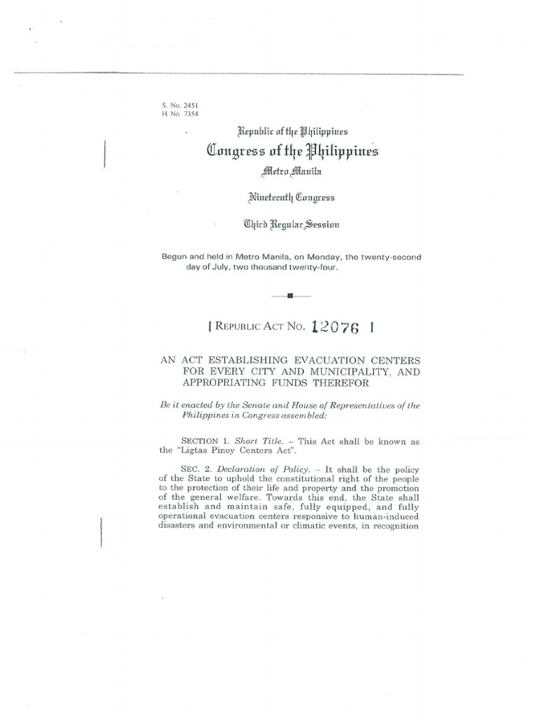 Ra 12076 FRM | PDF