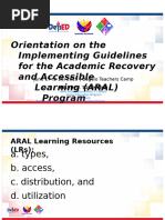 ARAL Program Resources (All Links) - Region X | PDF