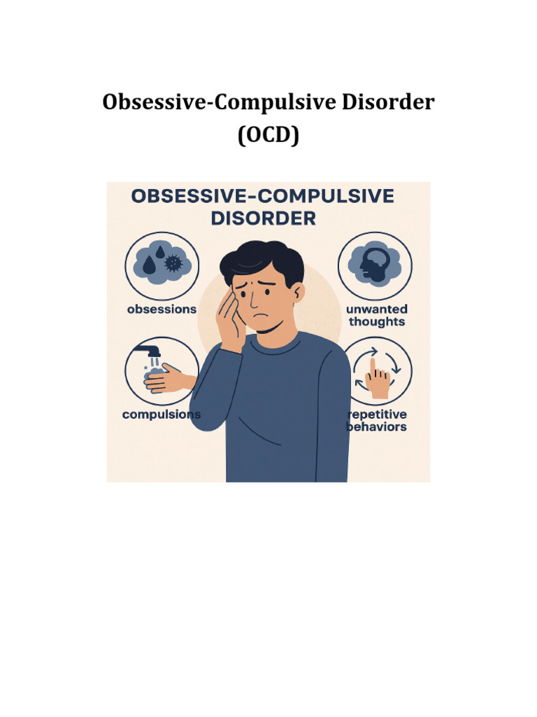 Final Ocd Assignment | PDF | Obsessive–Compulsive Disorder | Anxiety