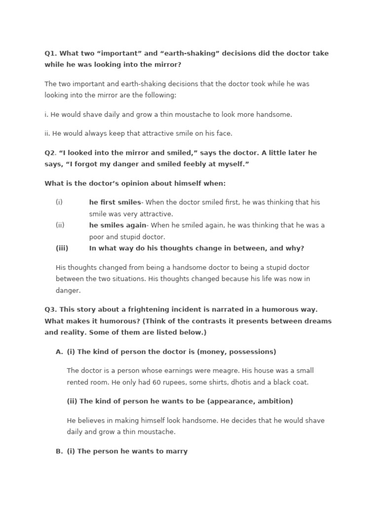 Doctor's Humorous Reflection on Life | PDF