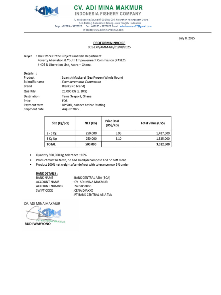 Pi Spanish Mackerel | PDF