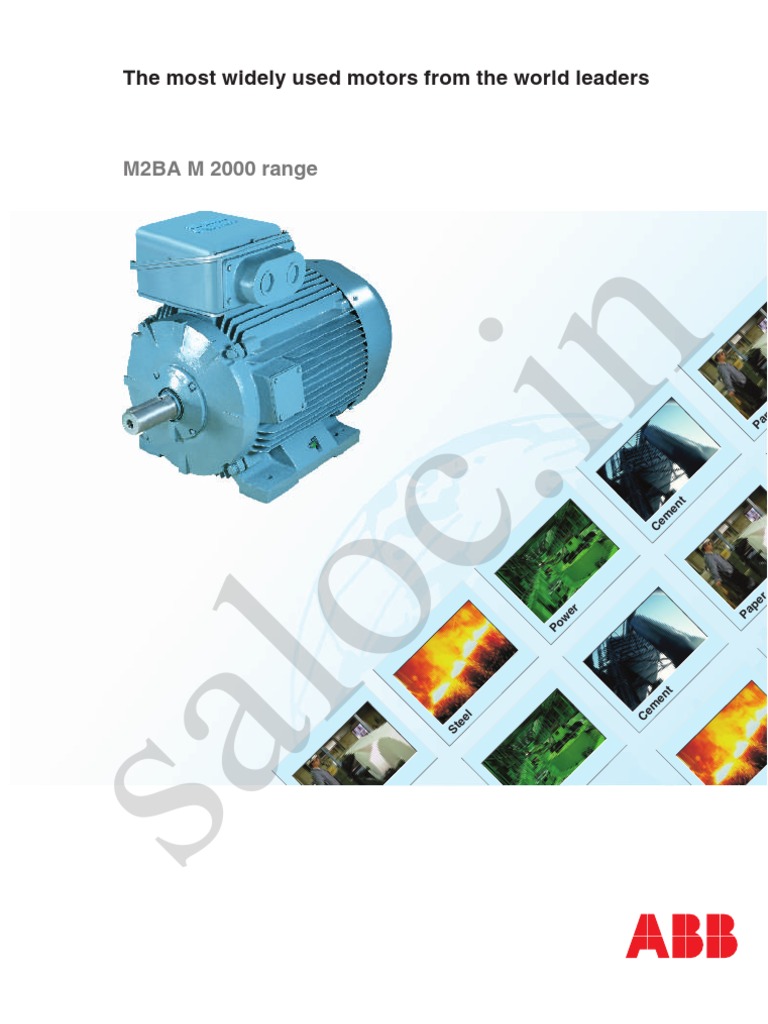 Motor M2BA Cat. 315 355 Frame PG | PDF | Engines | Insulator (Electricity)