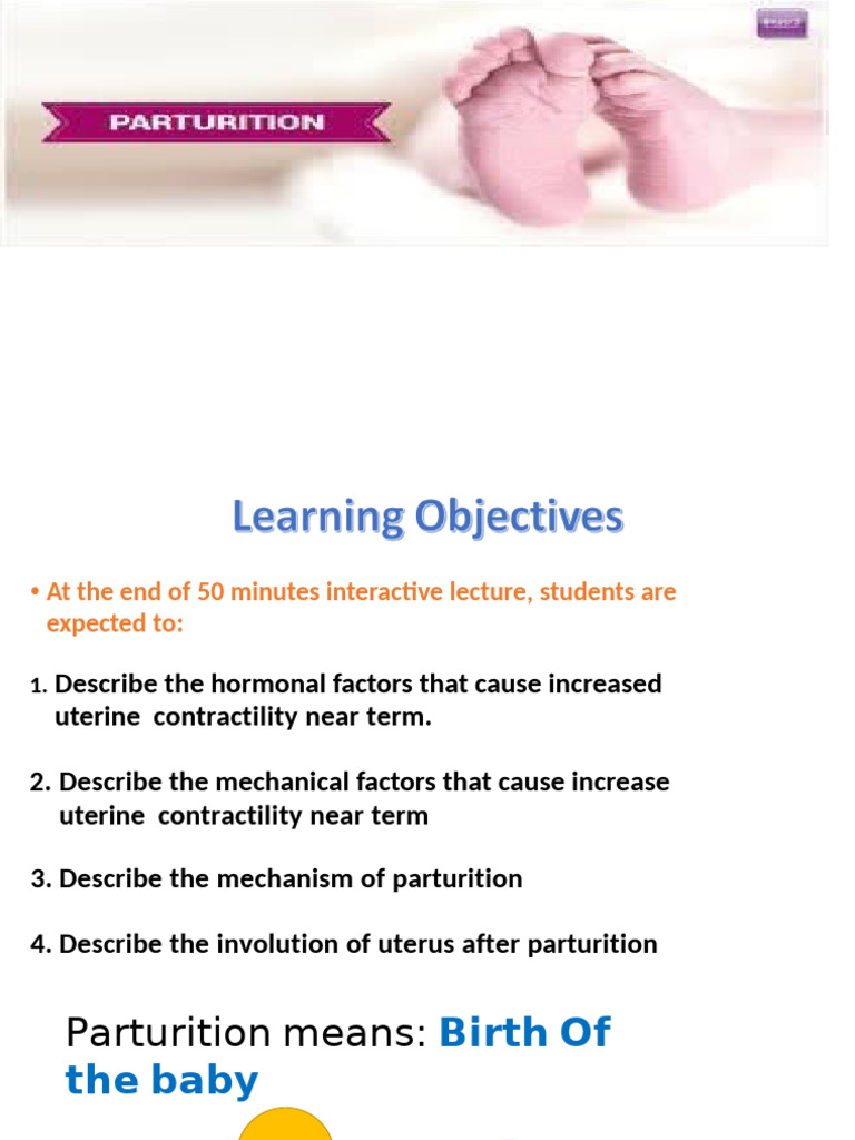 Parturition | PDF