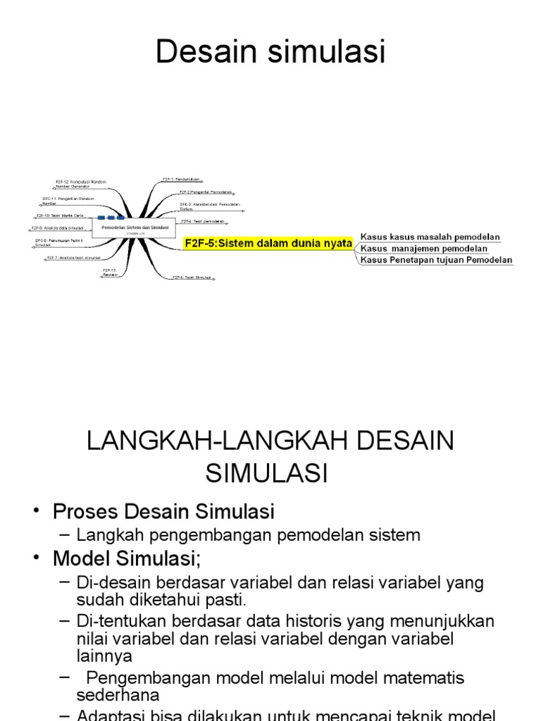 Desain Model Simulasi | PDF