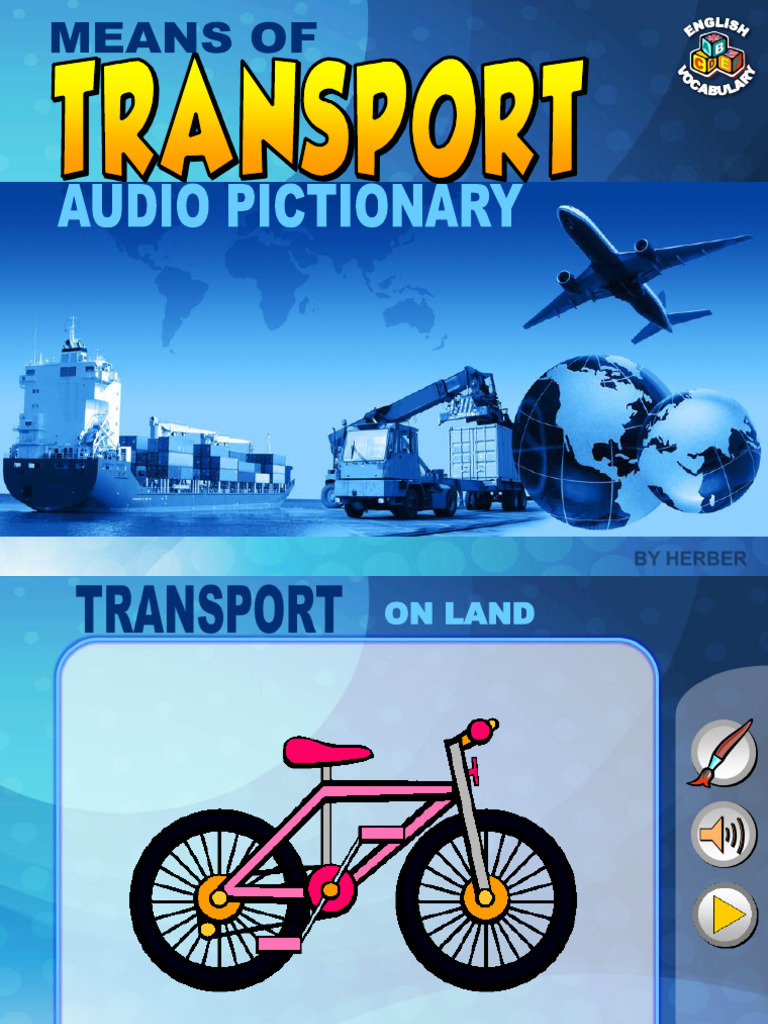 Means of Transport Flashcards Fun Activities Games Picture Descriptio ...