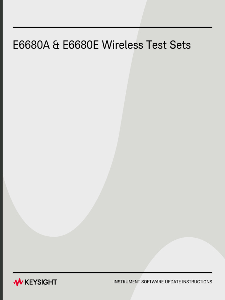 E6680a Software Installation | PDF | Computer File | Booting