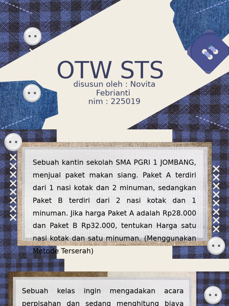 Otw STS | PDF