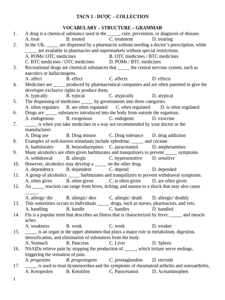 d25 Tacn1 Combo | PDF | Substance Abuse | Pharmacology